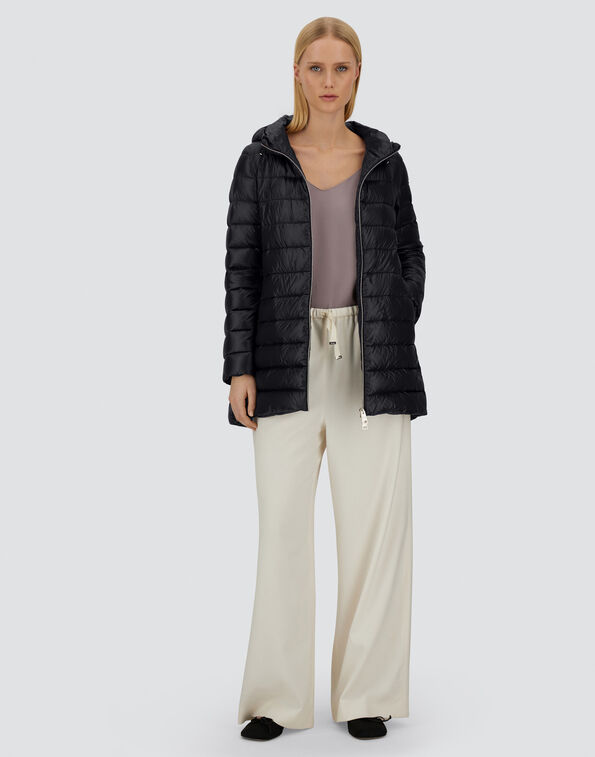 RESORT A-SHAPE JACKET IN NYLON ULTRALIGHT in Black for Women | Herno®