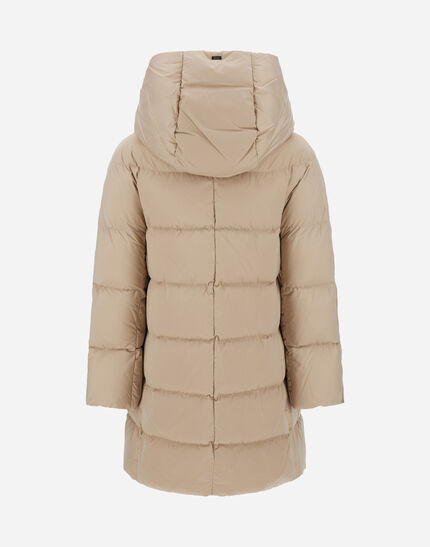 A-SHAPE JACKET IN SATIN in Black for Women | Herno®