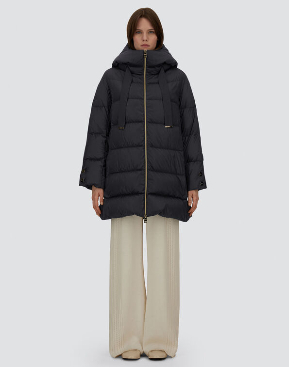 A-SHAPE JACKET IN SATIN in Grey for Women | Herno®