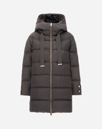 A-SHAPE JACKET IN SATIN in Grey for Women | Herno®