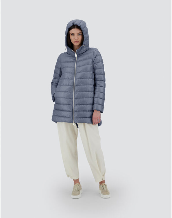 RESORT A-SHAPE JACKET IN NYLON ULTRALIGHT in Black for Women | Herno®